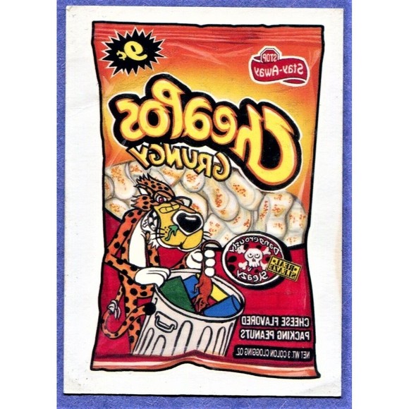 Topps | Toys | 205 Topps Wacky Packages Card Tattoos 9 Cheapos | Poshmark